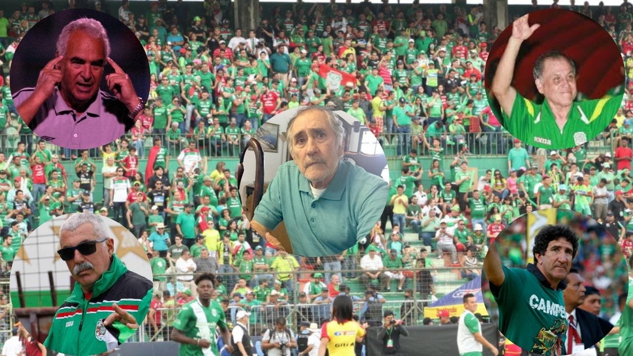 Los 5 mejores entrenadores de la historia del Club Deportivo Marathón