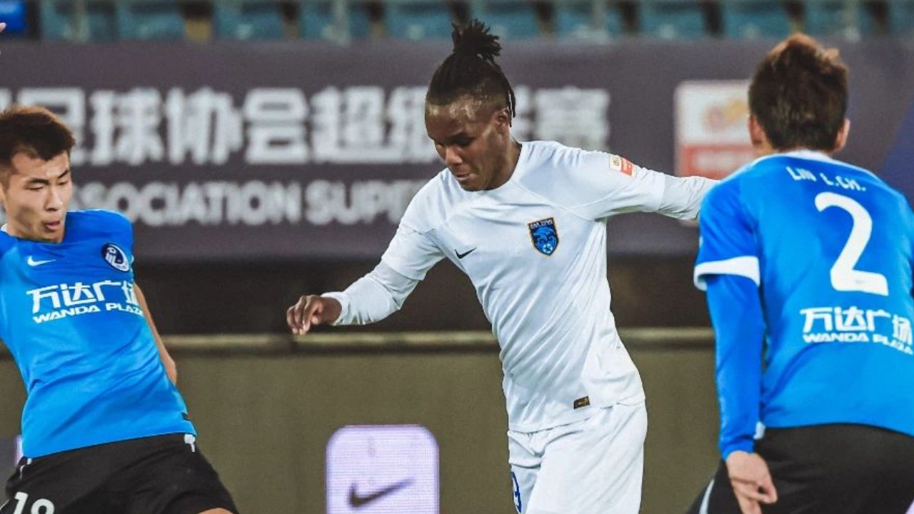 Rubilio Castillo se despacha tremendo golazo en el Nantong Zhiyun en China