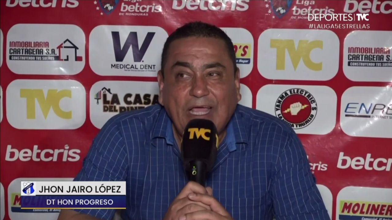 Jhon Jairo López expone la razón por la que Honduras Progreso no debería de descender
